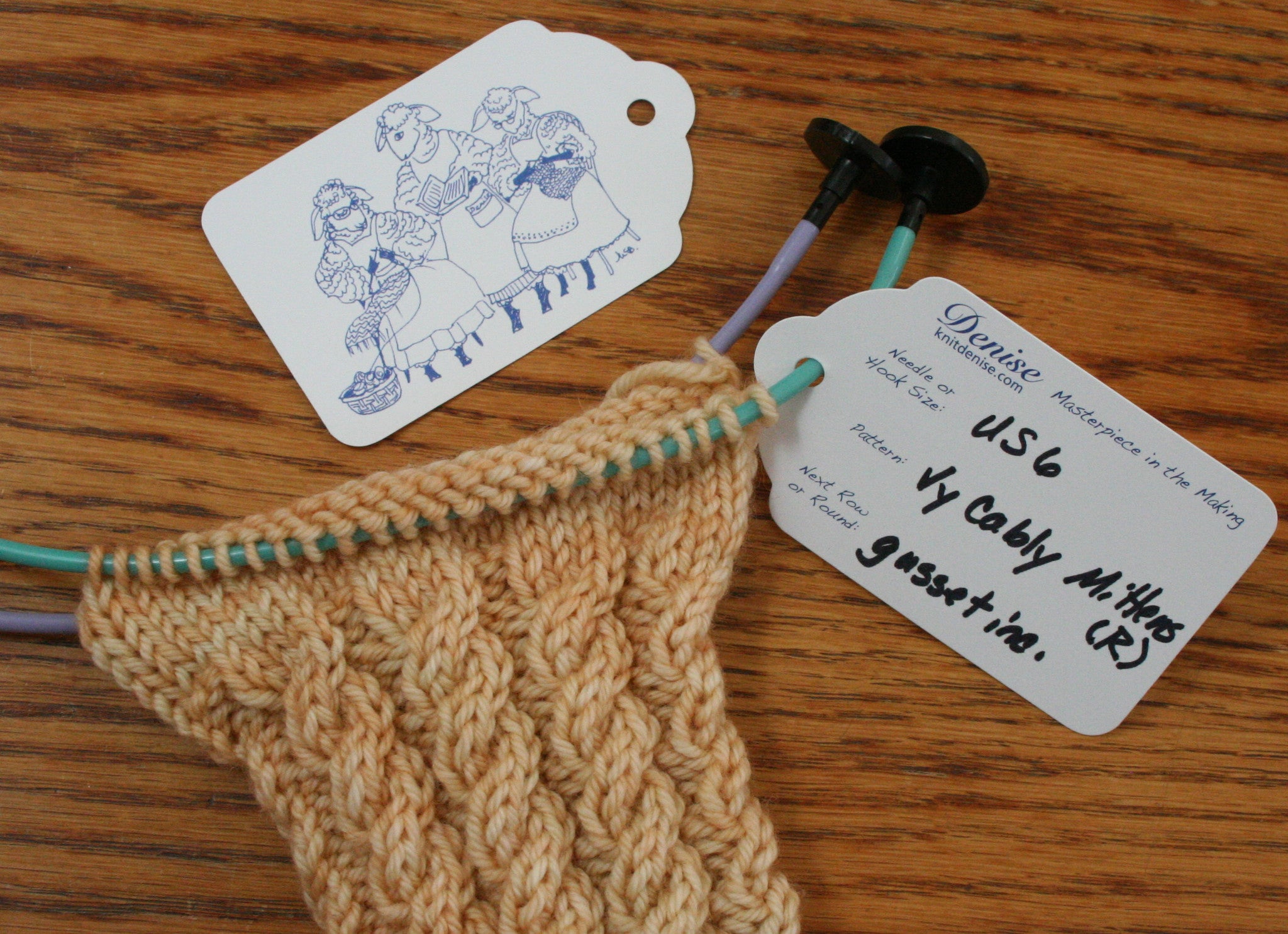 Denise Interchangeable Knitting & Crochet "Work in Progress" tags ...